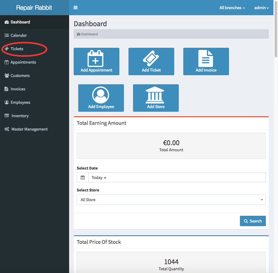How To Print A Ticket Welcome To Repair App Knowledgebase